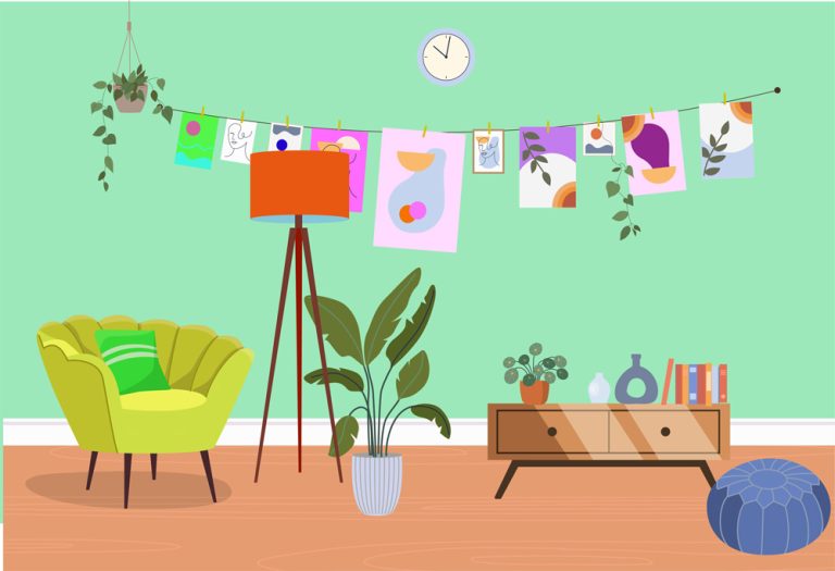 How to Hang Art Without a Frame | 10 Stylish Alternatives