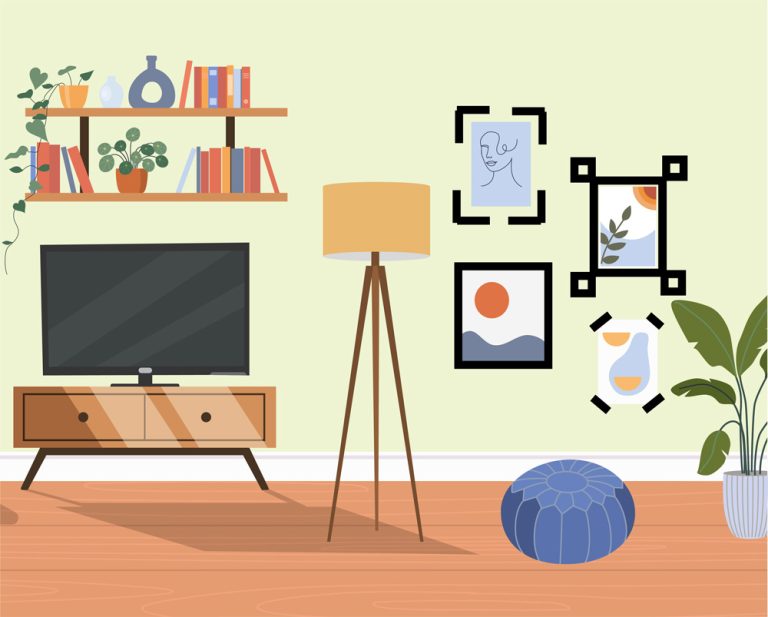 How to Hang Art Without a Frame | 10 Stylish Alternatives