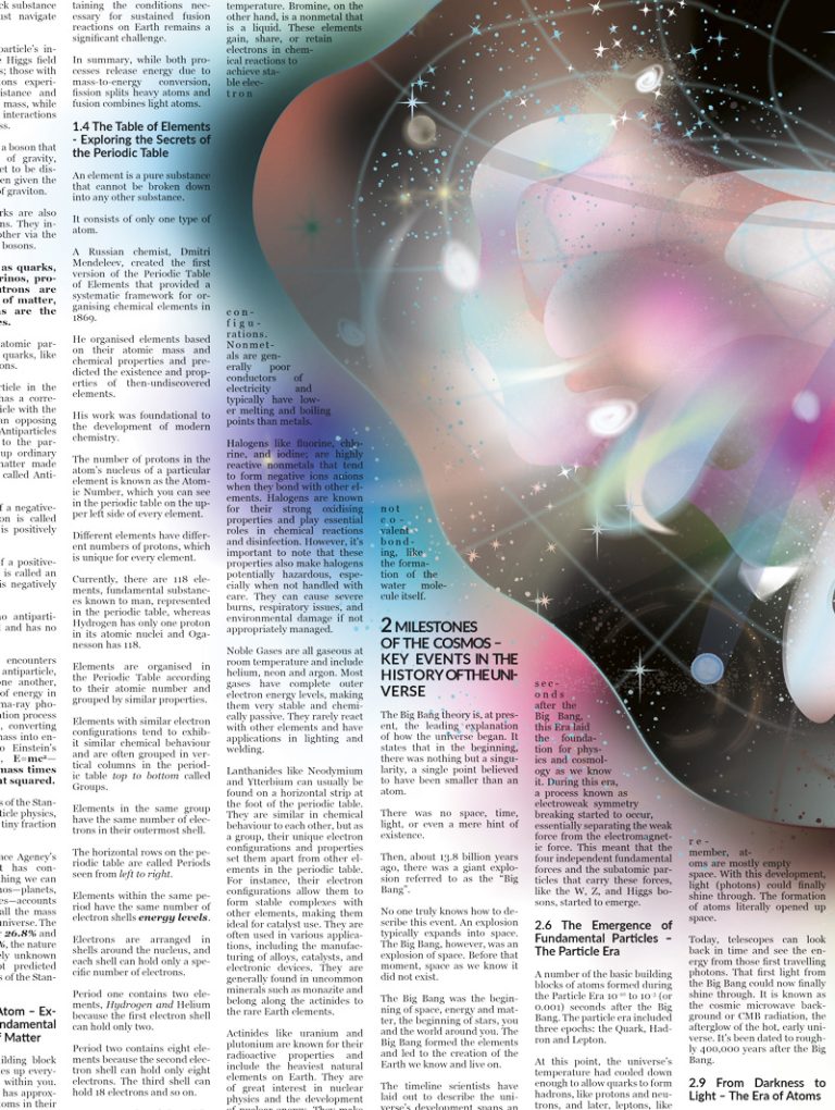 Evolution of the Universe Print – Cosmic History in Wall Art