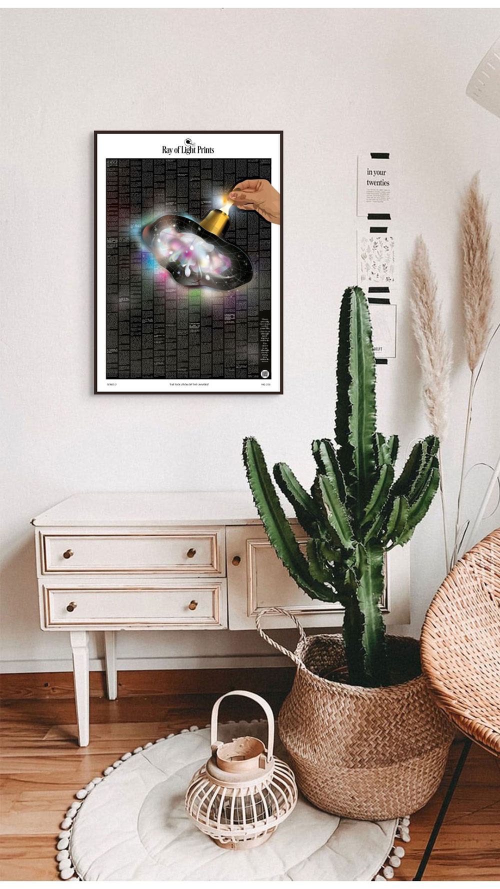 The Evolution of the Universe Print (Dark Edition) - Ray of Light Prints